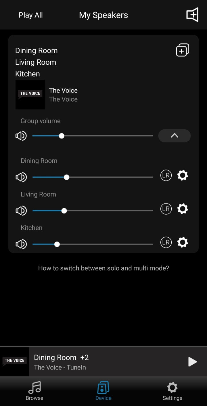 Audio Pro Control App