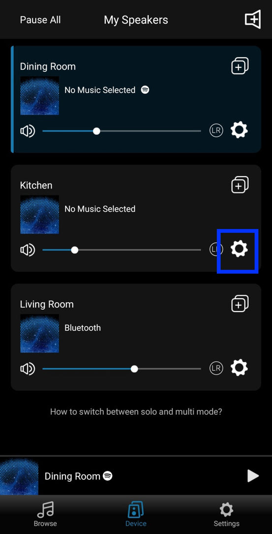 Audio Pro Control App