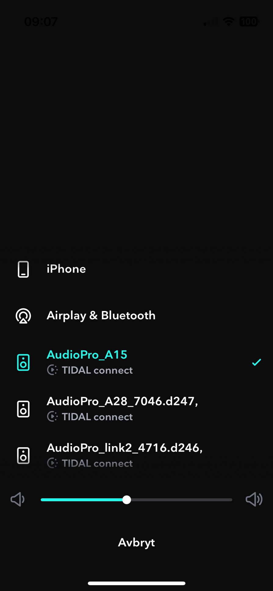 Audio Pro Control App